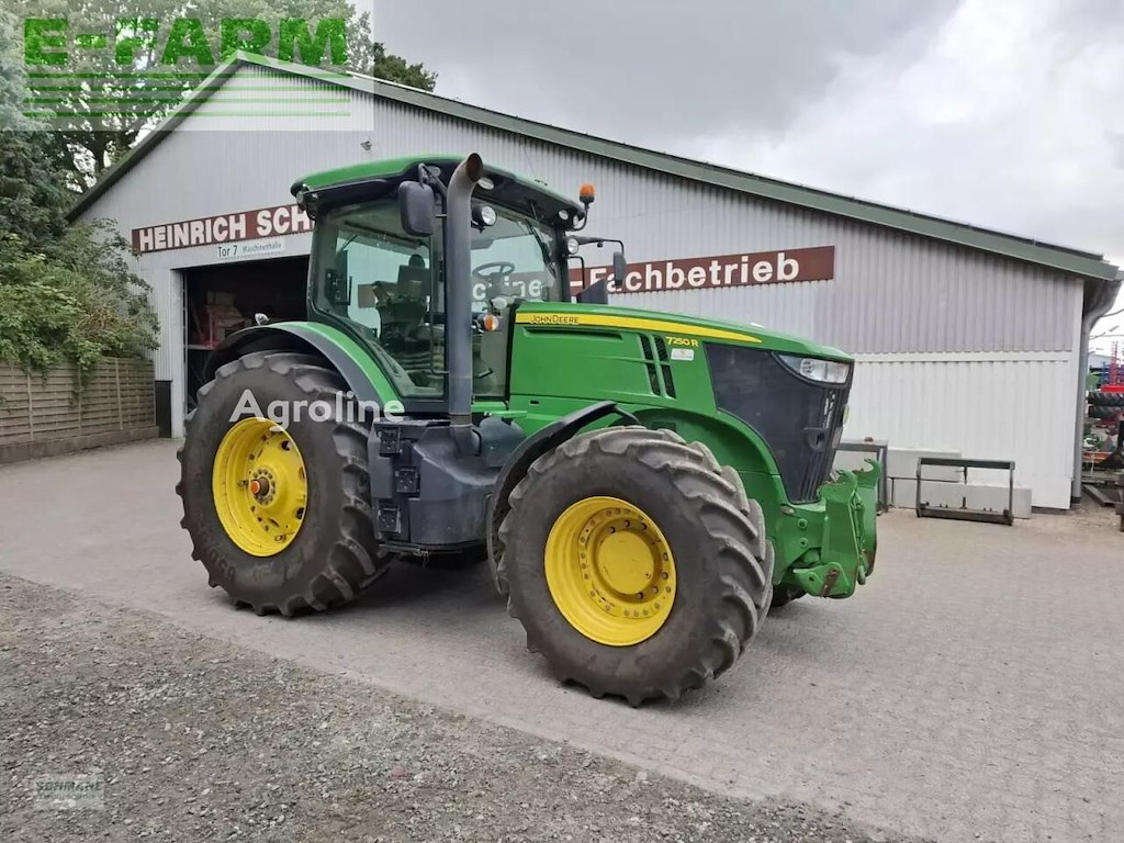 John Deere 7250 r traktor točkaš