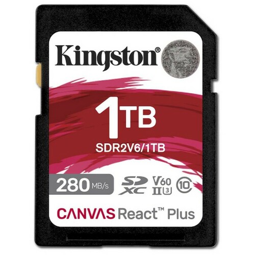 KINGSTON SDR2V6 1TB 1TB SDXC UHS-II 280R/150W U3 V60