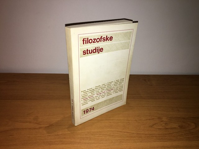 ČASOPIS FILOZOFSKE STUDIJE 1974