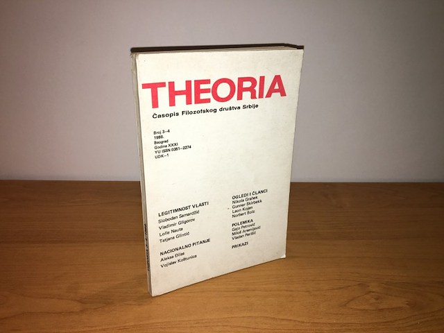 THEORIA - LEGITIMNOST VLASTI