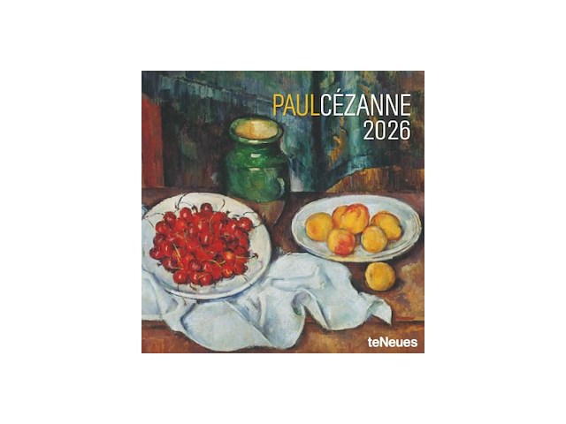 Zidni kalendar 2026 - Paul Cezanne, 30x30 cm