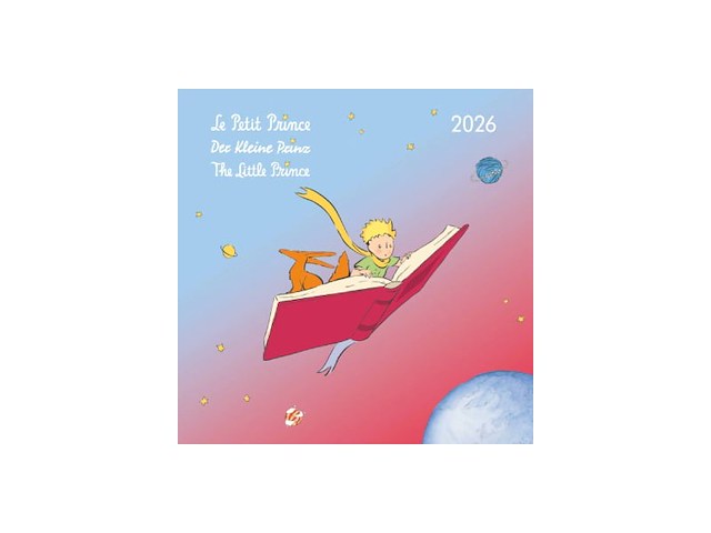 Zidni kalendar 2026 - The Little Prince, 30x30 cm