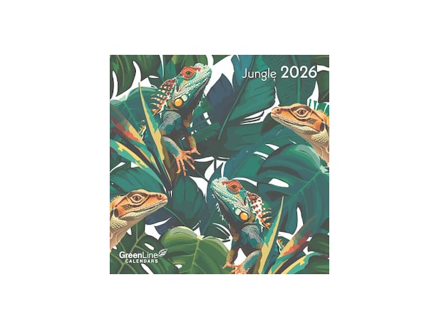 Zidni kalendar 2026 - GreenLine, Jungle, 30x30 cm