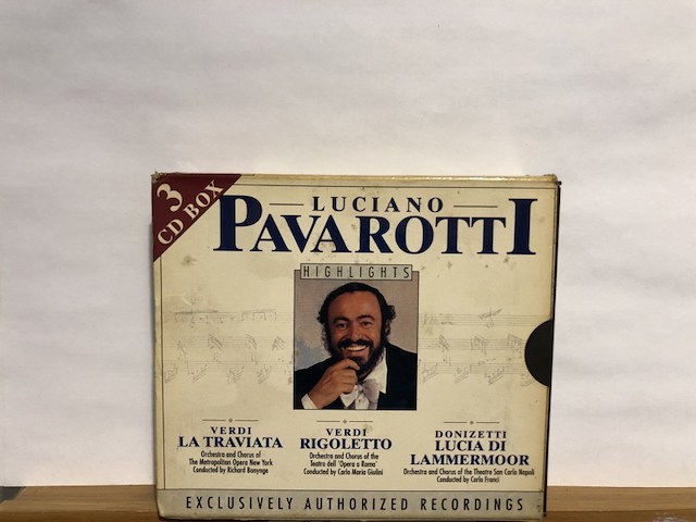 Luciano Pavarotti 3xCD Box