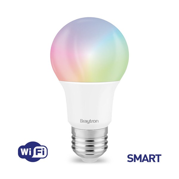 LED SIJALICA 9W E27 RGBW WI-FI SMART BRAYTRON