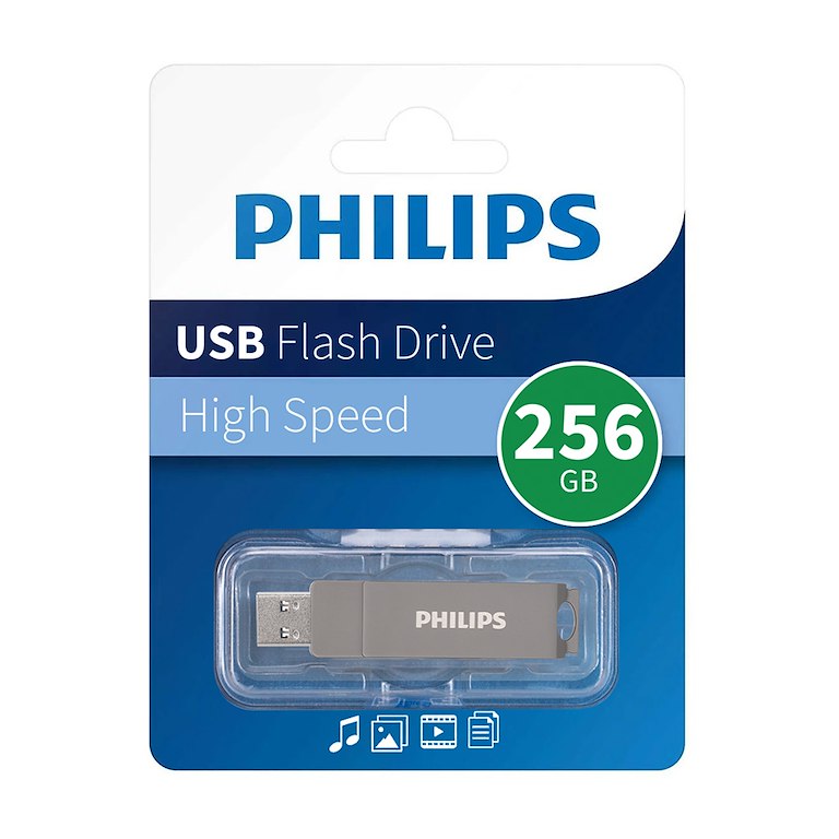 USB flash memorija Philips 60UT 3.2 dual port USB-A + type C 256GB (MS)