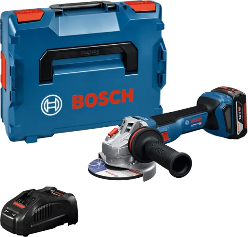 Bosch GWS 18V-11 S akumulatorska ugaona brusilica, sa 1x5.0Ah baterijom i punjačem, 06019N4003