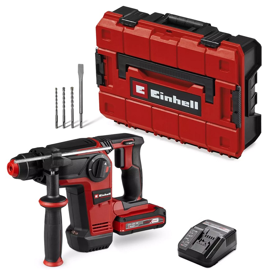 Einhell TP-HD 18/28 Li BL+4 (1x3,0Ah+), Akumulatorska čekić bušilica