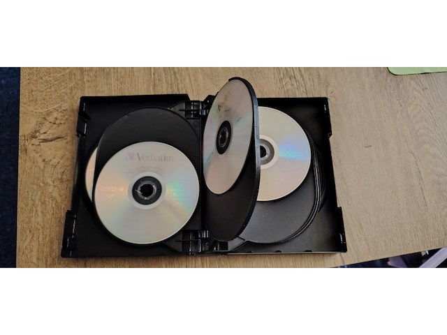 Prazna kutija za CD, DVD ili Blu-ray diskove (za 6)
