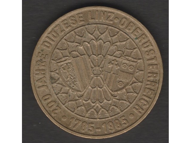 20 Schilling (Diocese Linz) - 1985 - Austrija