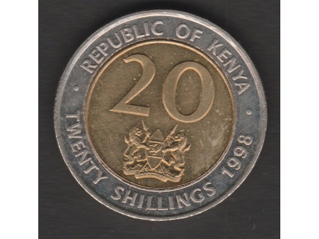 20 Shillings - 1998 - Kenya, Kenija