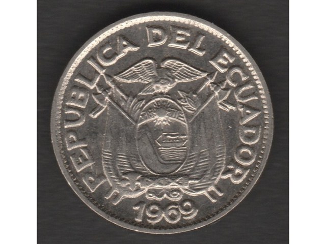 20 Centavos - 1969 - Ecuador, Ekvador