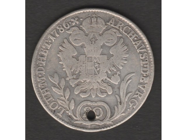 20 Kreuzers - 1786 B - Austrija