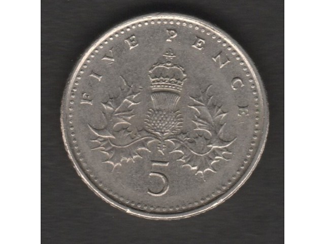 5 Pence - 1997 - Velika Britanija, United Kingdom