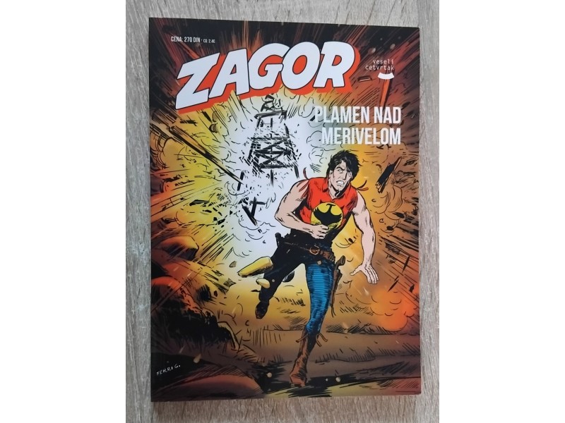 Zagor VČ br.144 Plamen nad Merivelom