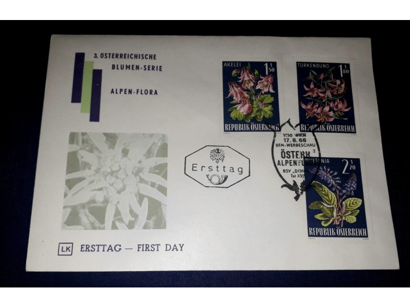 Austrija 1966 FDC - Flora