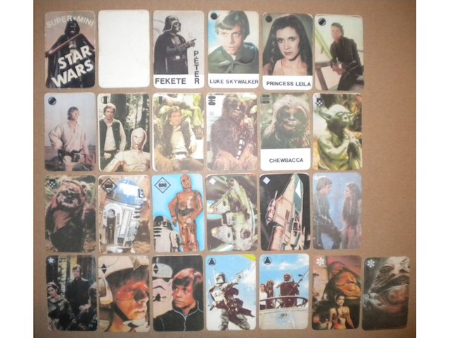 Karte `Super mini Star Wars`