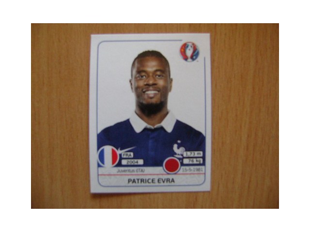 Euro 2016 Panini sličica broj 022 22
