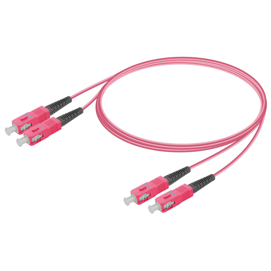 Multi Mode Patch cord Duplex SC/UPC-SC/UPC, G651.OM4, duž.2m