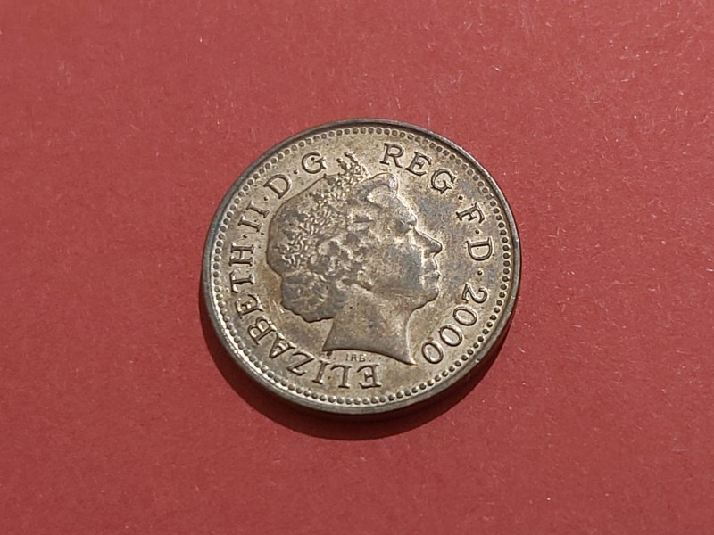 Britanija - 1 penny 2000 god