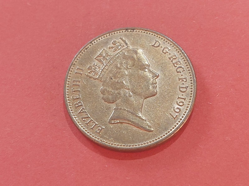 Britanija - 2 penny 1997 god