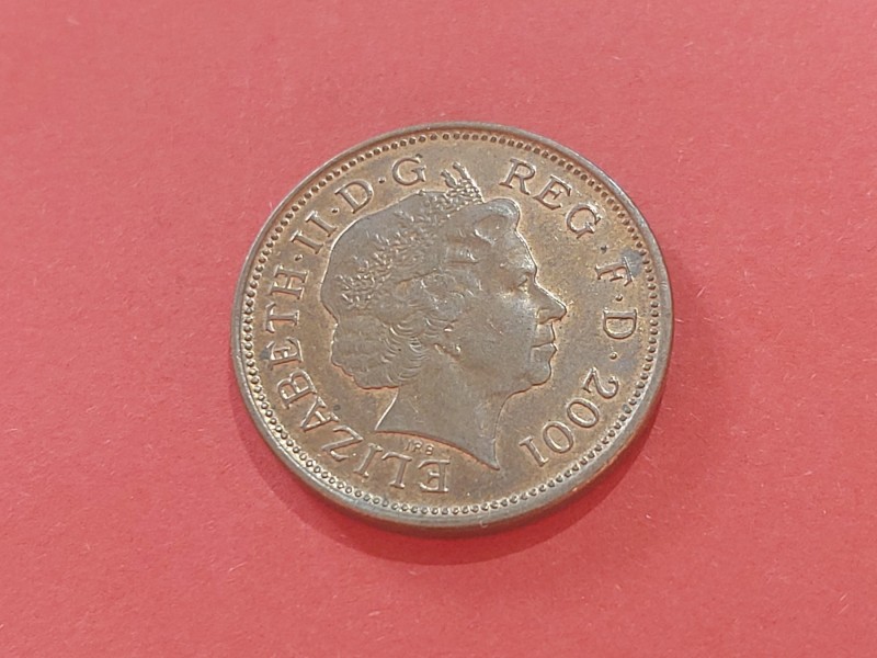 Britanija - 2 penny 2001 god