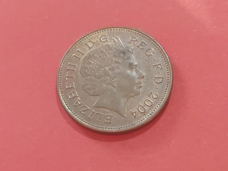Britanija - 2 penny 2004 god