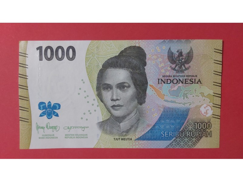 1.000 rupiah 2022 god Indonezija UNC