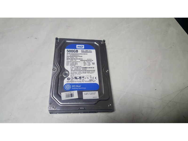 hard disk sataIII WD ispravan 500gb