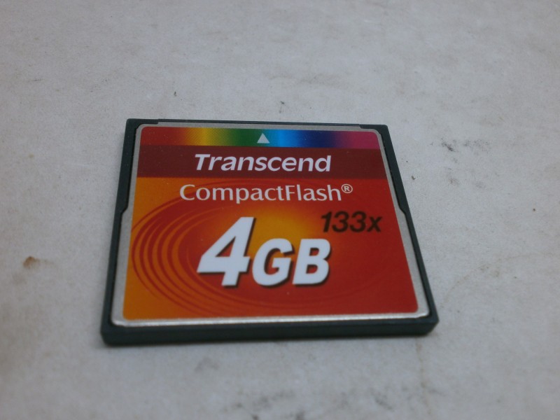 CF Compact flash Transcend 4Gb 133X