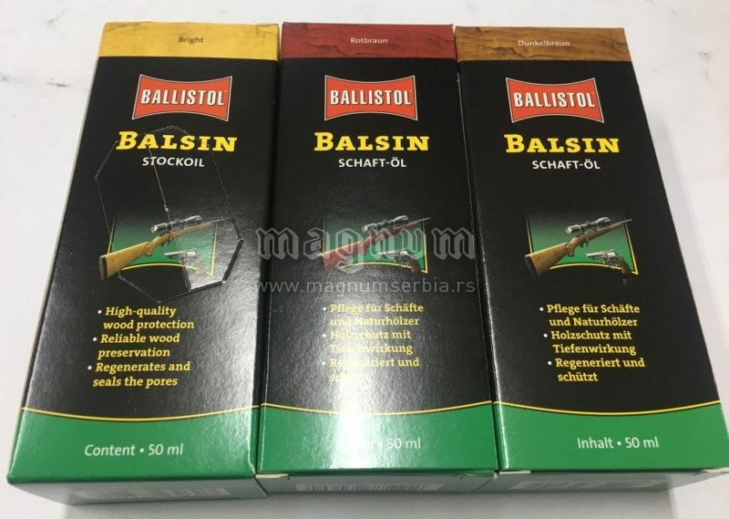 Ballistol Schaftol Balsin 50ml za kundake u vise boja