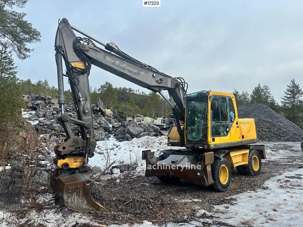 Volvo EW160B Hjulgraver m/ Rototilt, 1 skuffe og støttelabber bager točkaš