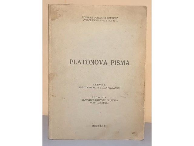 PLATONOVA PISMA