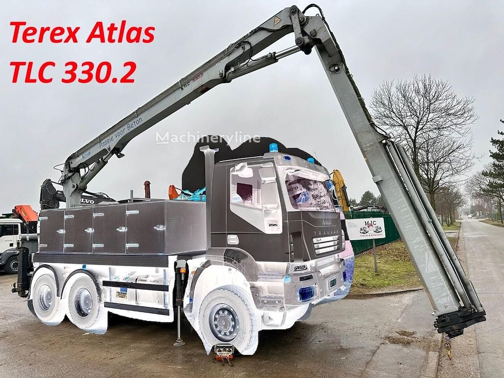 Terex ATLAS 330.2 - A 21 ROOF CRANE / DAKWERKERS KRAAN / DACHDECKER KR strela za postavljanje betona