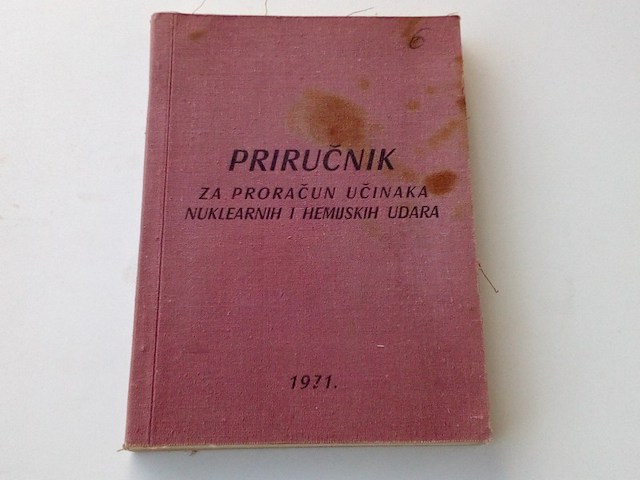 vk - PRIRUCNIK za proracun ucinka nuklearnih i hemijski