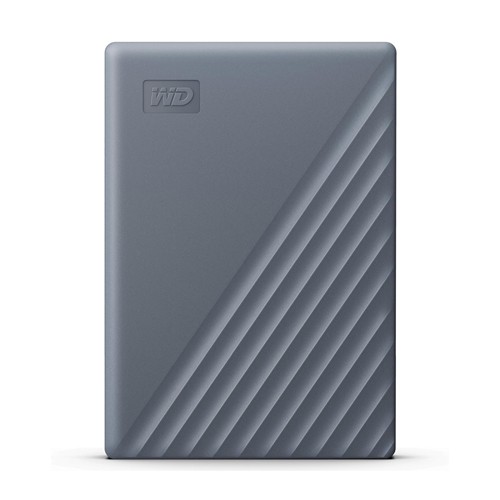 Western Digital 4TB WD My Passport Silicon Grey USB 3.2 Gen 1 USB-A/USB-C eksterni hard disk WDBRMD0040BGY-WESN