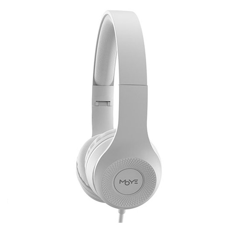 MOYE Enyo Foldable Headphones with Microphone Light Gray