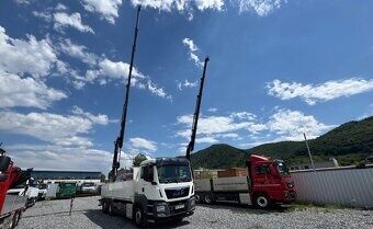 MAN TGS valník -hydraulická ruka HIAB 188-6, EURO 6,TOP STAV kamion s ravnom platformom