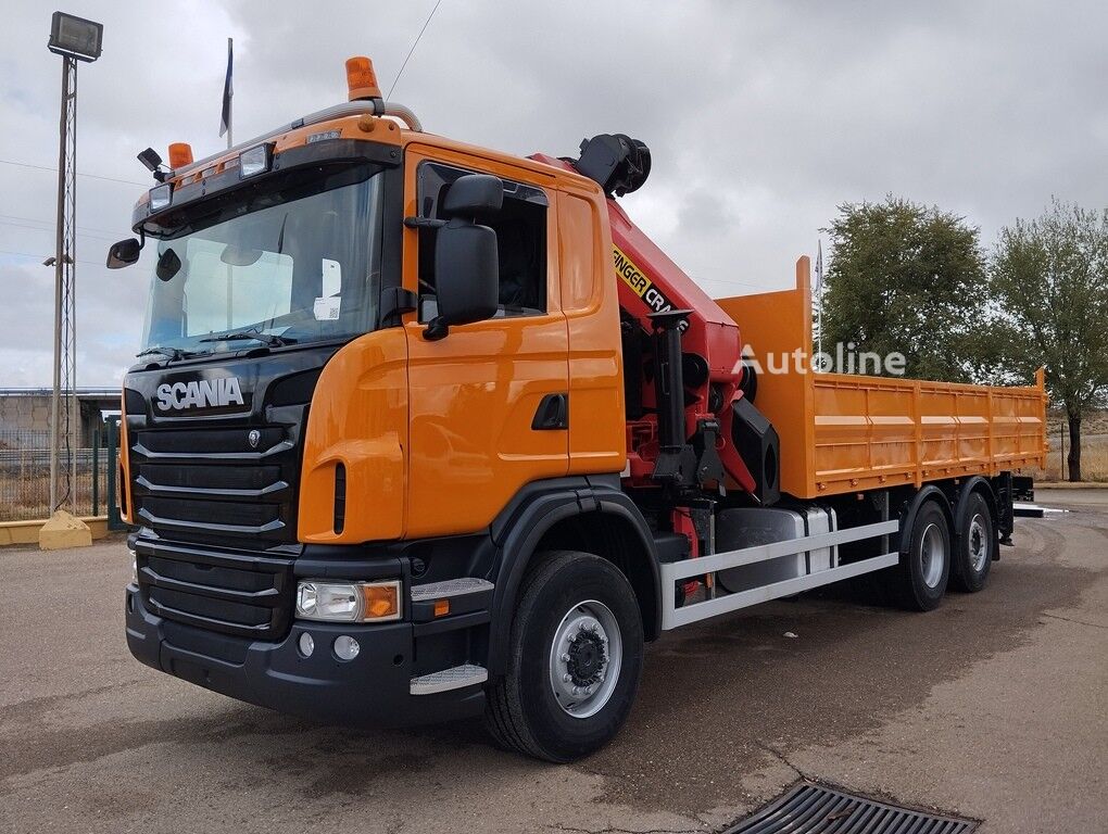 Scania G 480 kamion s ravnom platformom