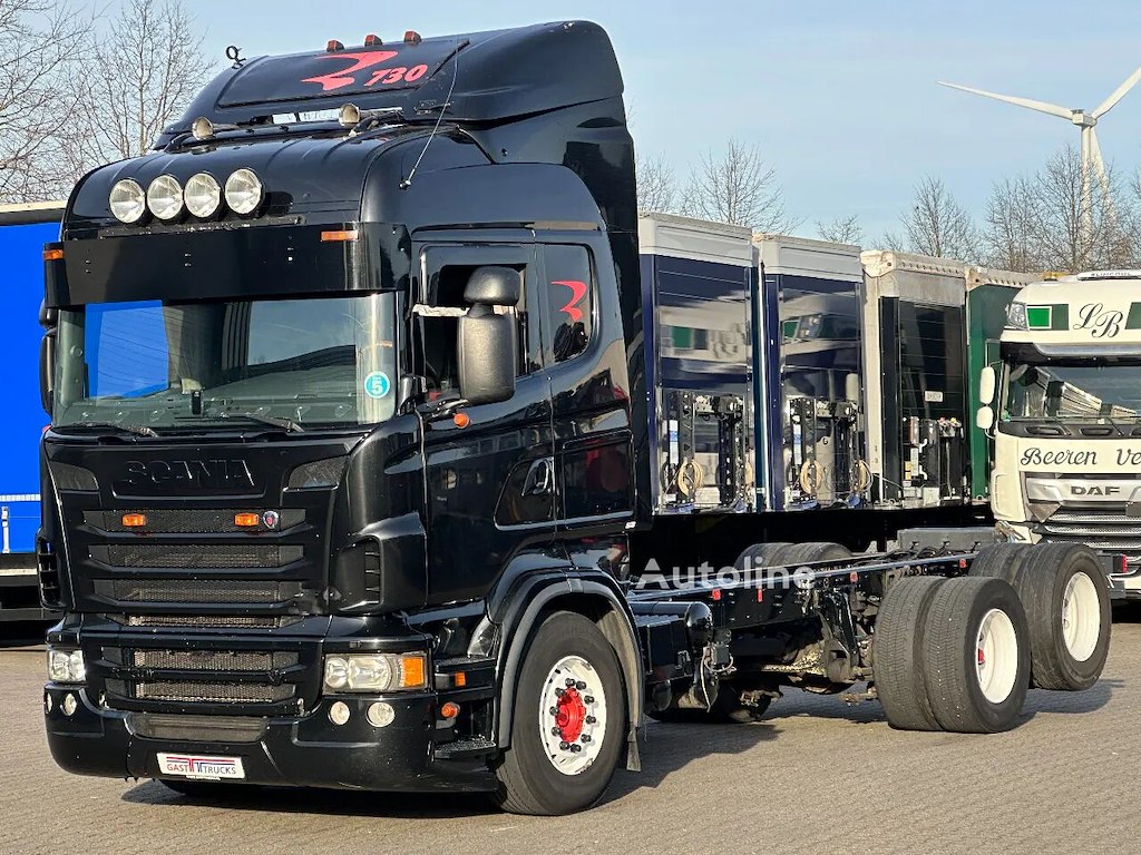 Scania R730 V8 6x2 Chassis Retarder Full Air 4.90 Wb Euro 5 kamion šasija