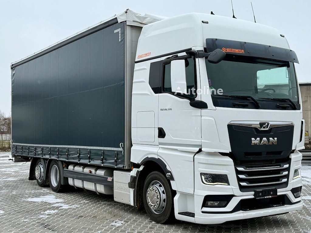 MAN TGX 26.470 kamion sa klizna zavesa cerada