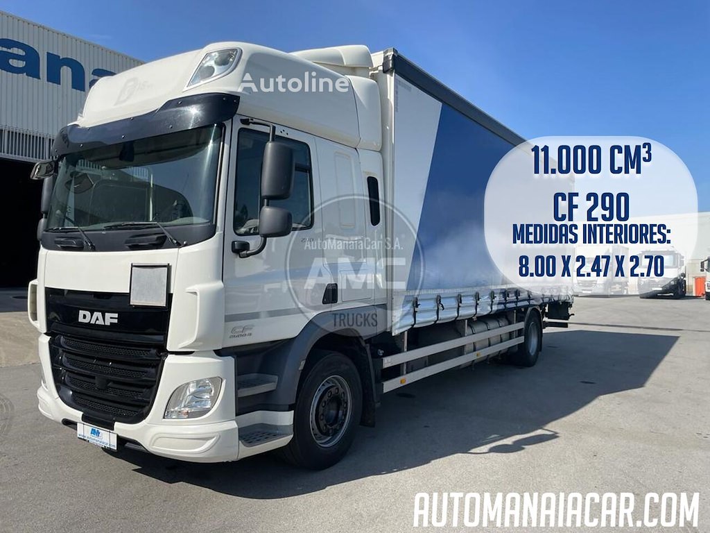 DAF CF 290 kamion sa klizna zavesa cerada