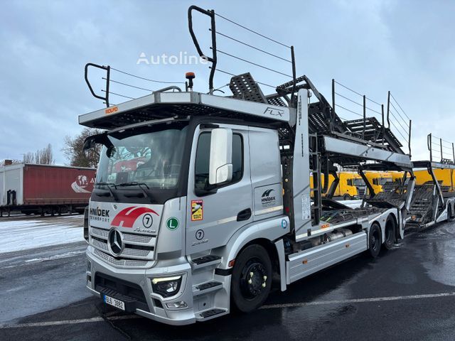 Mercedes-Benz Actros 2443 6x2 + ROLFO FLX VDI autotransporter