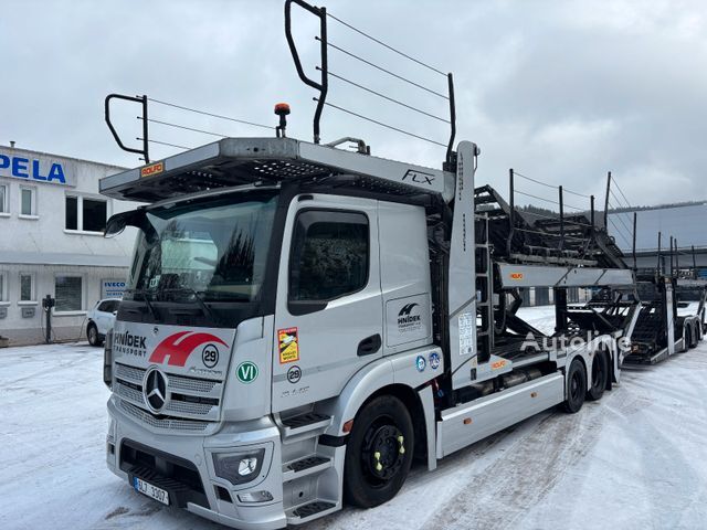 Mercedes-Benz Actros 2443 autotransporter + prikolica autotransportera