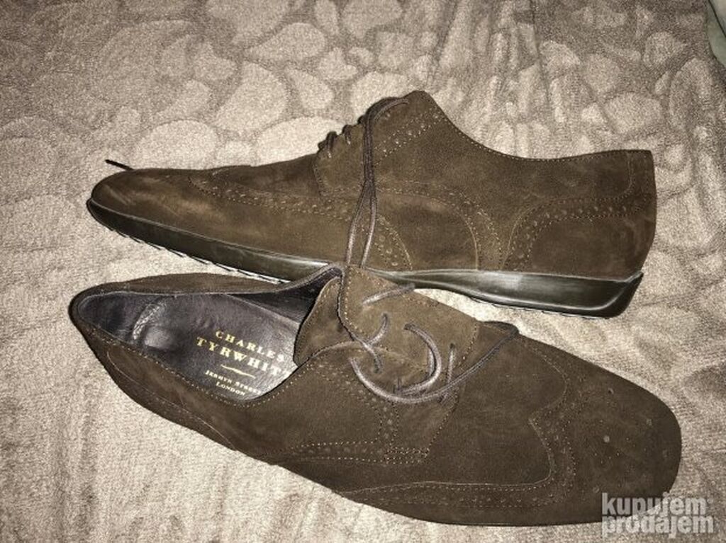 Original Charles Tyrhwitt cipele 42 Prevrnuta koza Made in England