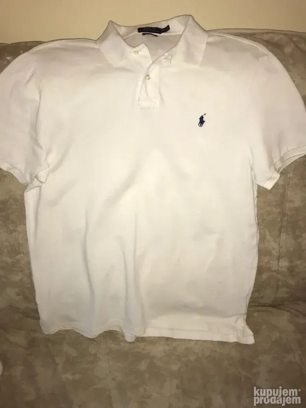 Men's T-shirt Ralph Lauren, bоја - Bela