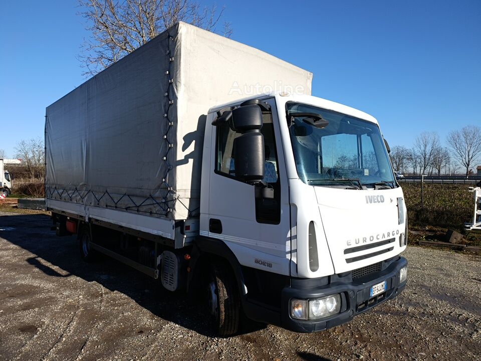 IVECO 80E18 TELONATO 6,2 MT + PEDANA ANTEO 1,5 TON kamion s ceradom