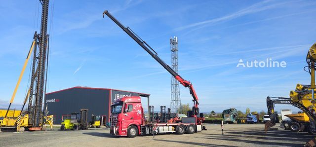 Mercedes-Benz 2651 Actros / Fassi F465A Kran / 13.5 to = 3m kamion platforma
