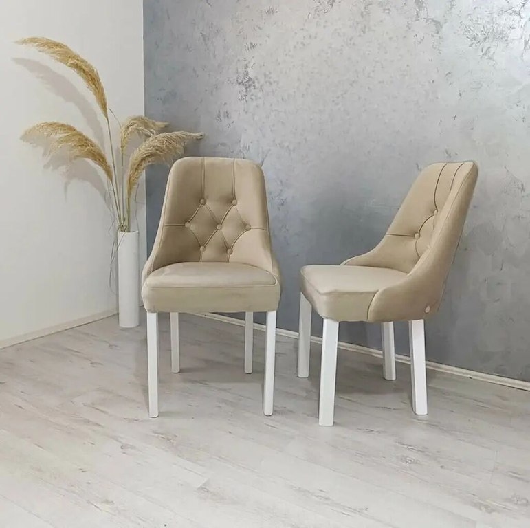 Tapacirane barske stolice – elegantan dizajn sa dugmićima kom 69€ -