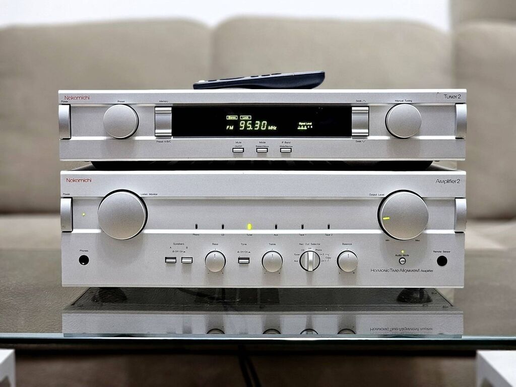 Nakamichi Amplifier 2 + Tuner 2 – stereo Hi‑Fi komponentni set -